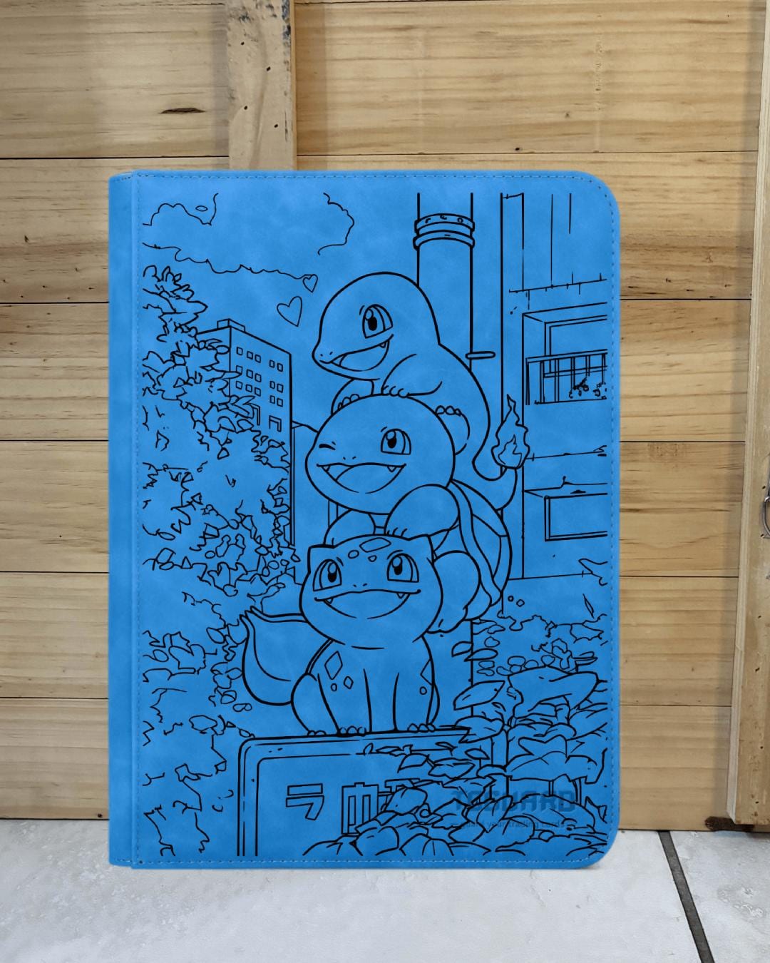 Gen 1 Starters Laser Engraved Pokemon Binder (made to Order) - Etsy