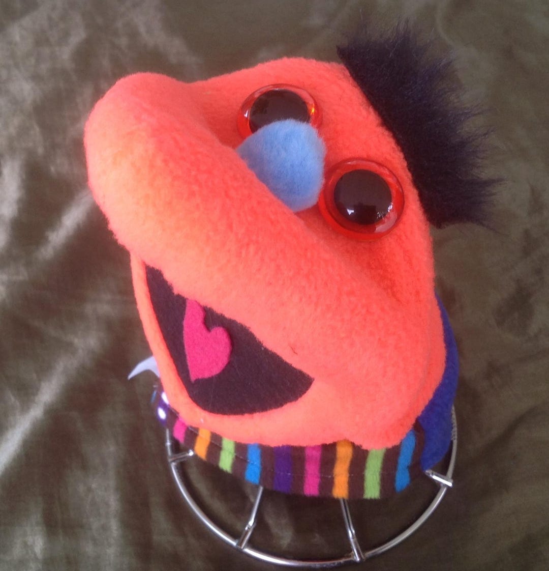 Simple Sock Puppet: Fred With Hair - Etsy