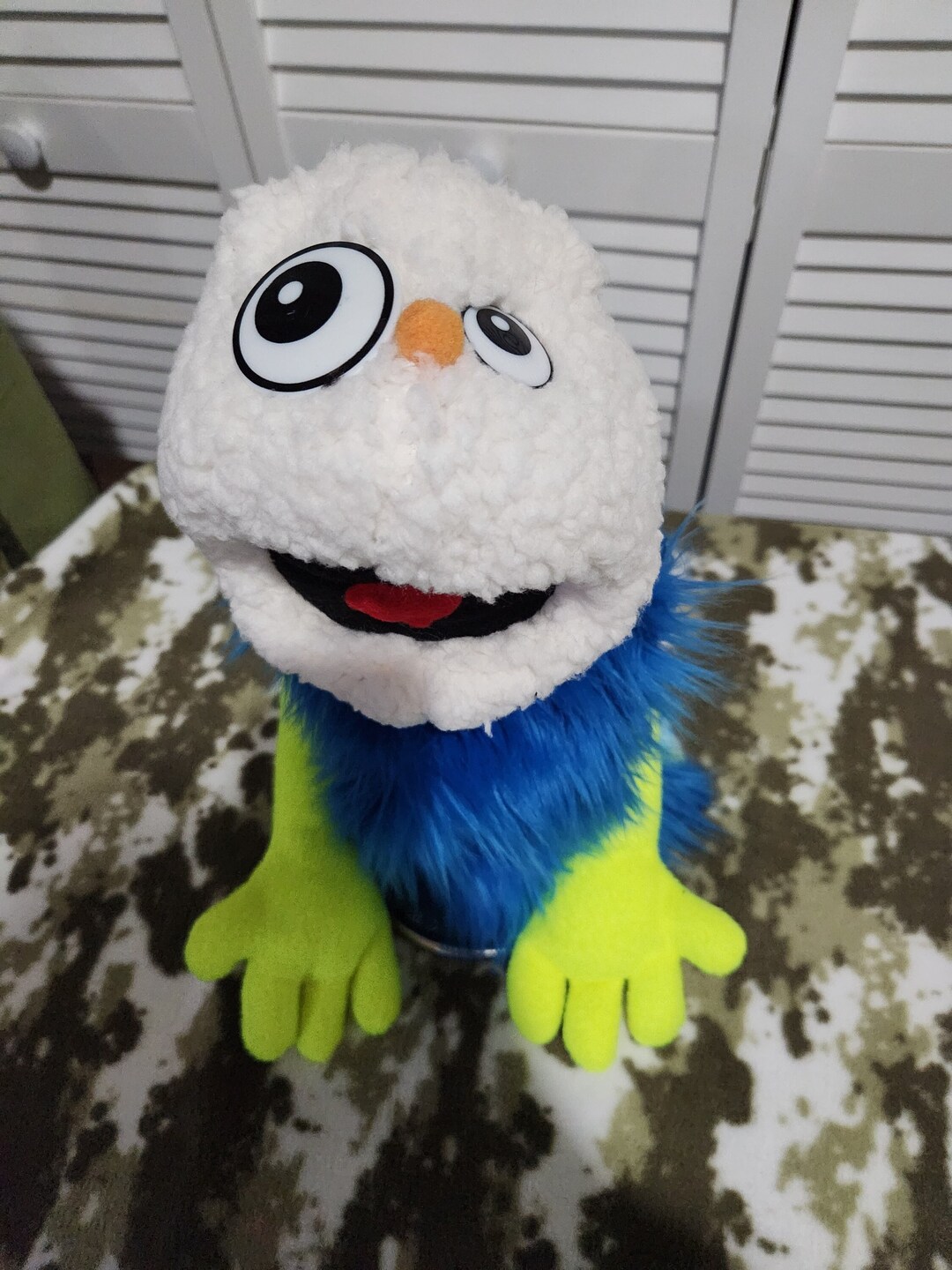 Snowball Hand Puppet - Etsy