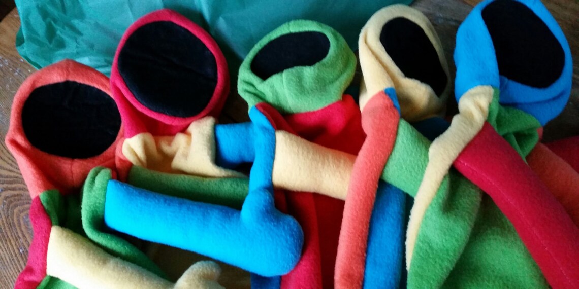 Puppet Party Packs: Small Puppet With Arms - Etsy