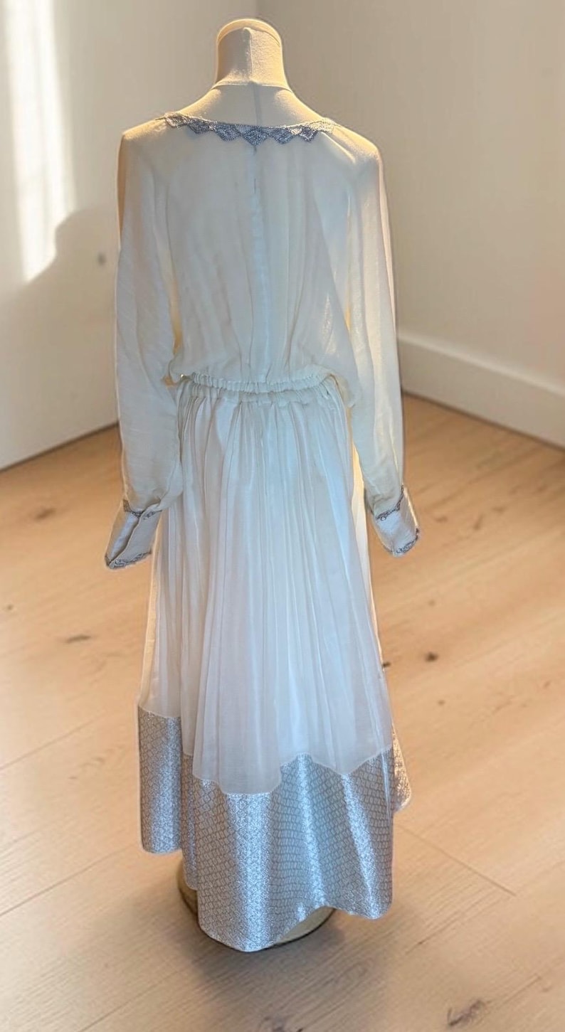 Ethiopian Traditional Dress With Netela (scarf) - Cotton & Handwoven ...