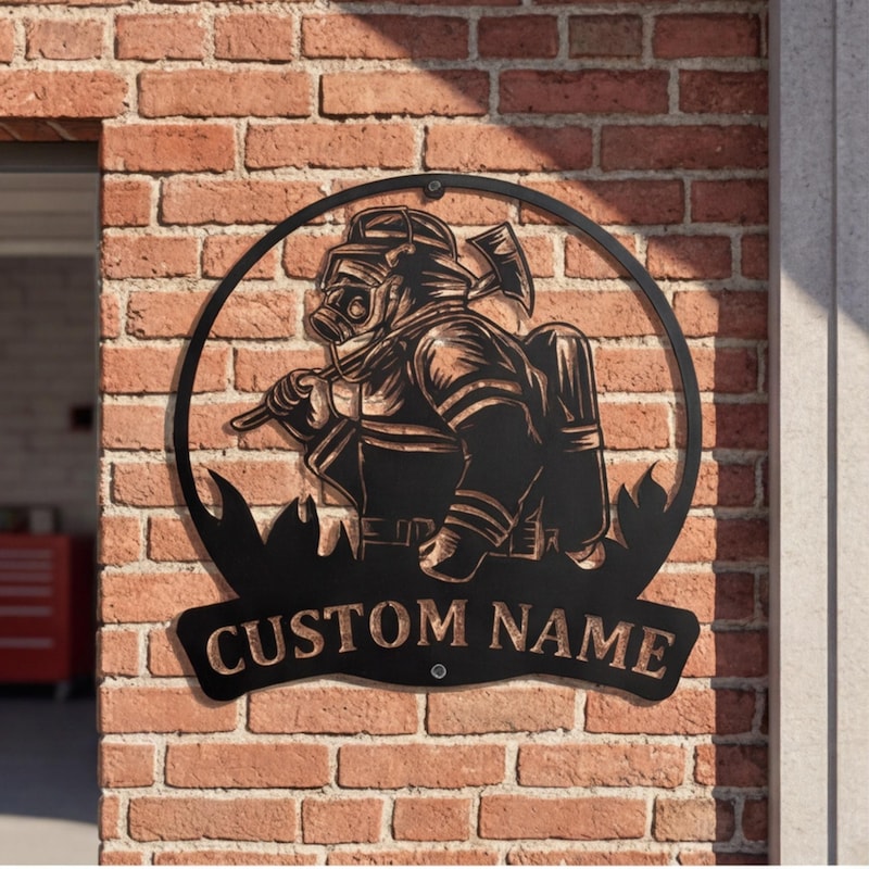 Fireman Decor for Office - Etsy