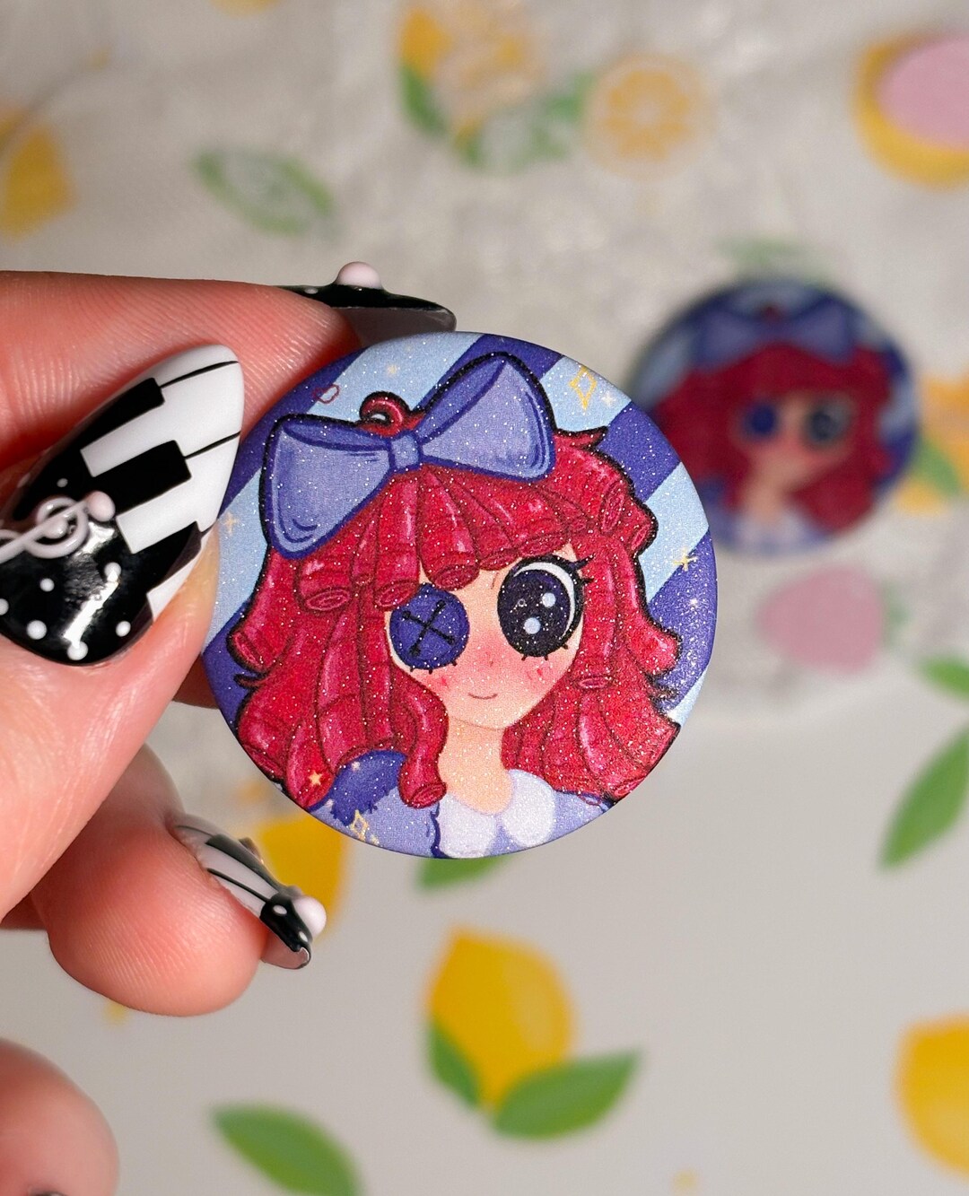 Ragatha // Button Pin - Bag & Clothing Accessories - Etsy