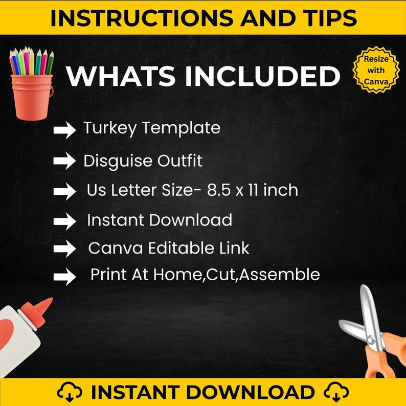 Bunny Turkey Disguise Template – Thanksgiving School Craft (PDF) - Etsy UK