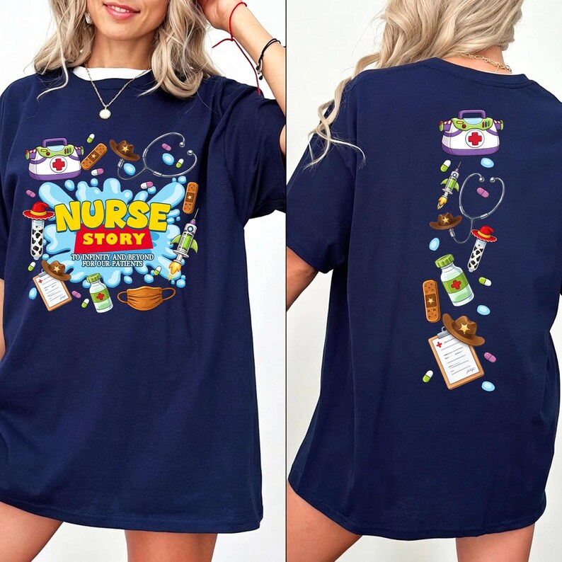 Nurse Story PNG, to Infinity and Beyond Sublimation Design, Funny ...