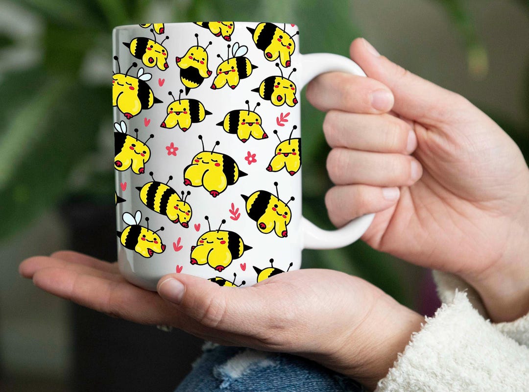 Funny Boo Bees Mug Wrap PNG | Adult Humor Bee Sublimation Png ...