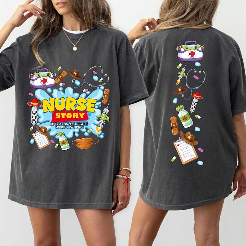 Nurse Story PNG, to Infinity and Beyond Sublimation Design, Funny ...
