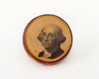 George Washington Brooch - Etsy