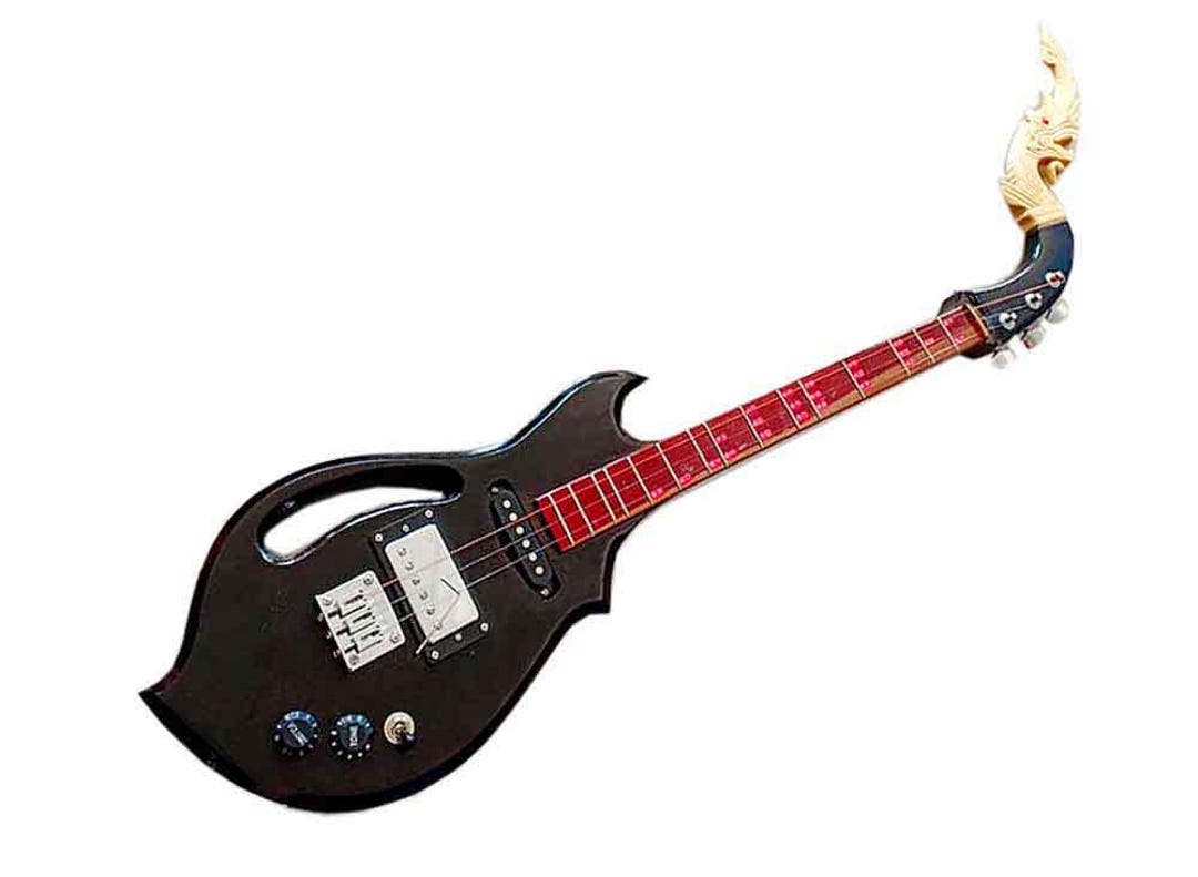 Handmade Thai Electric Phin Lute – Traditional Isan String Instrument ...