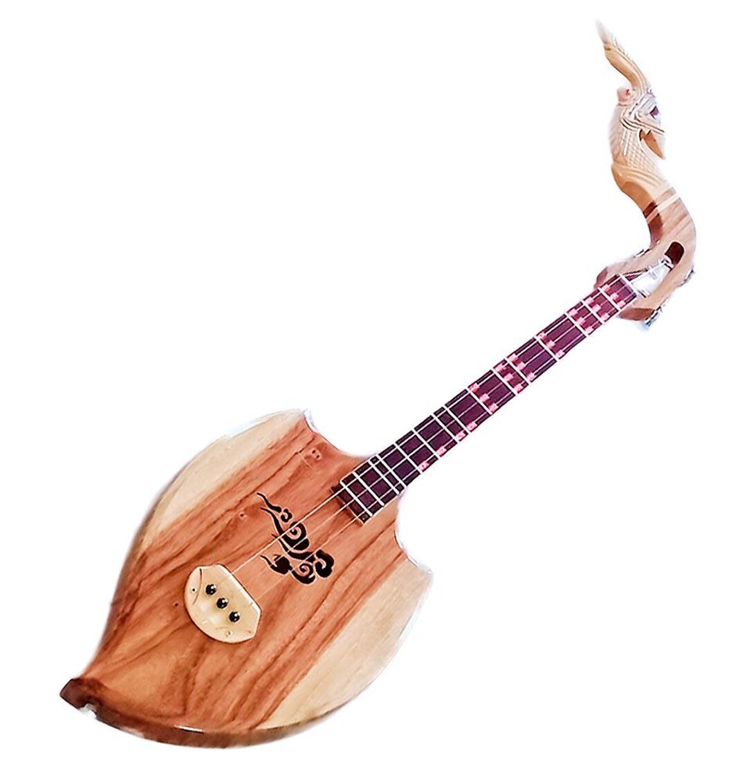Authentic Acoustic Isan Phin - Thai Lao Folk Lute | Handmade Musical ...