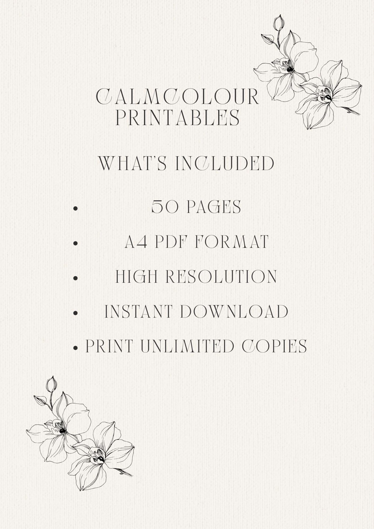 Mandalas & Geometric Patterns Adult Coloring Book | 50 Pages | A4 ...