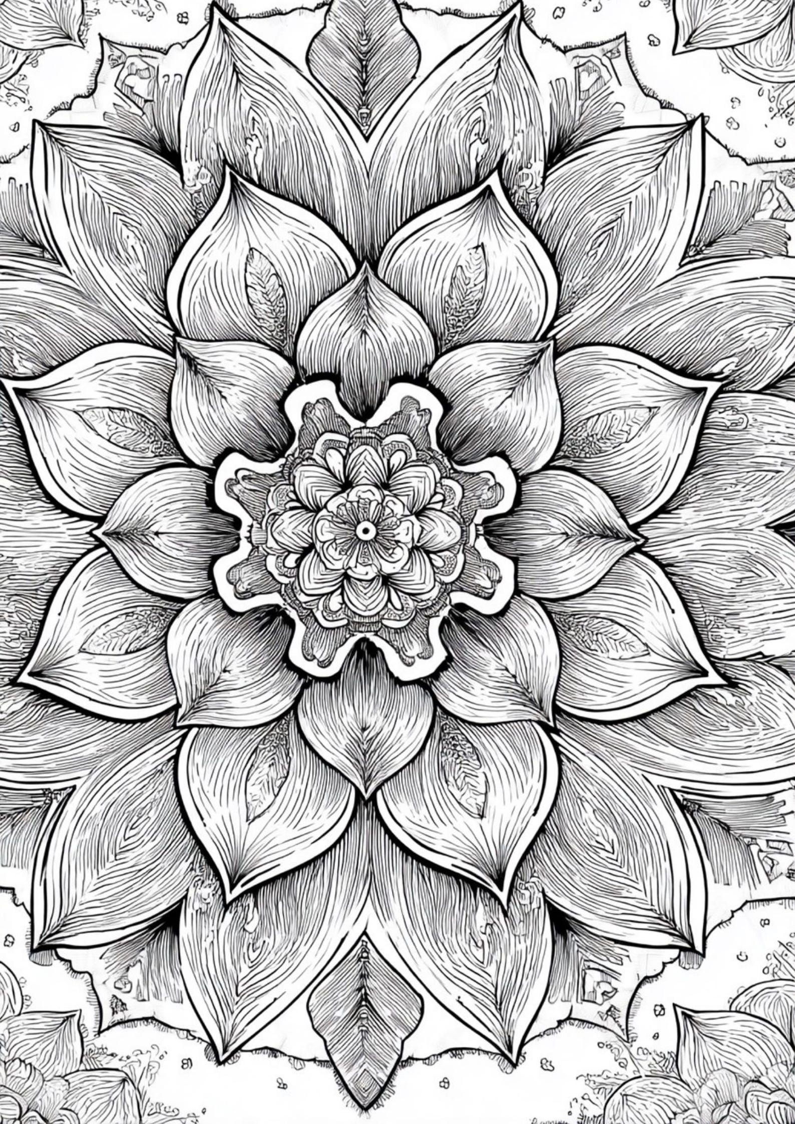 Mandalas & Geometric Patterns Adult Coloring Book | 50 Pages | A4 ...