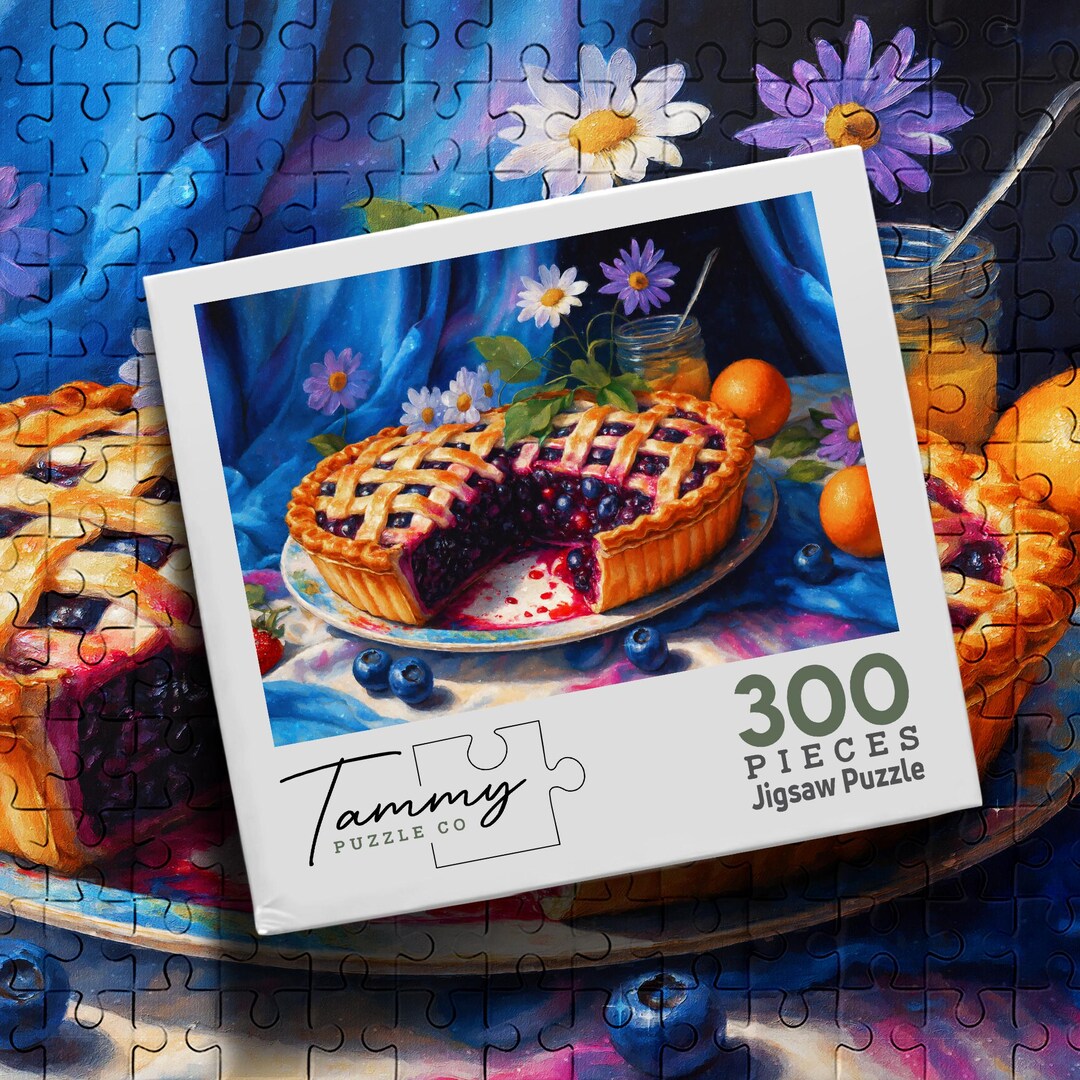 Berry Pie Art Puzzle – Still Life Kitchen Jigsaw (300 Piece) - Etsy