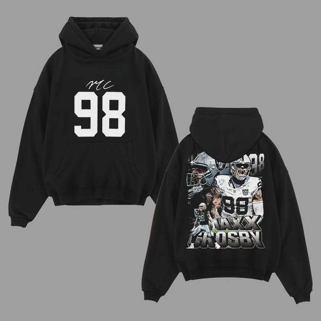 Raider Nation Outfit Maxx Crosby 98 Shirt, the Condor Mad Maxx Fans ...