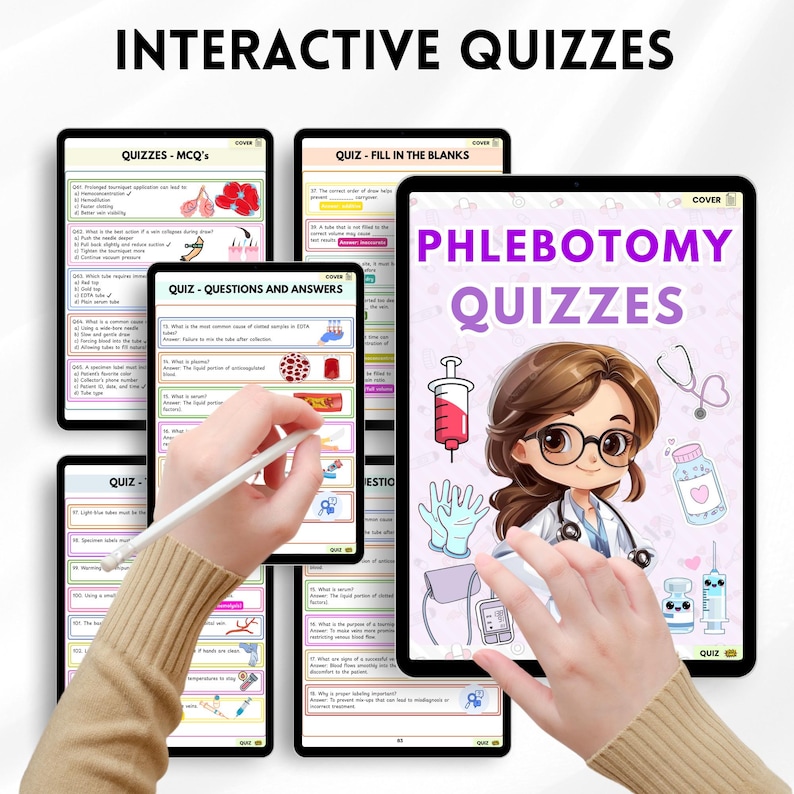 Phlebotomy Study Guide PDF | Blood Draw & Nursing Study Aid | Lab ...