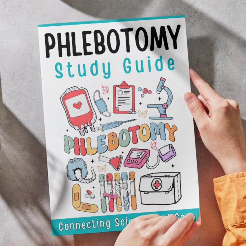 Phlebotomy Study Guide PDF | Blood Draw & Nursing Study Aid | Lab ...