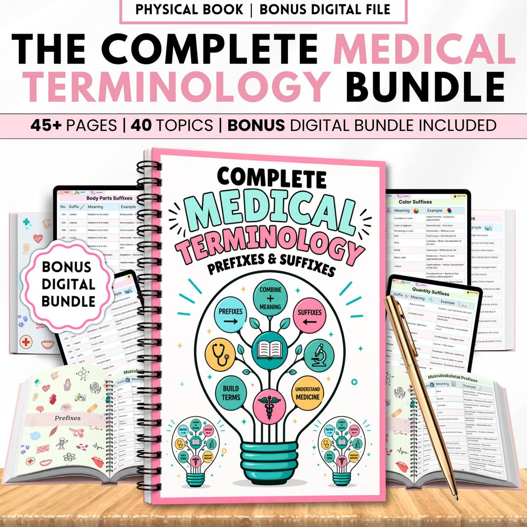 Medical Abbreviations Notes Bundle | Nursing School Study Guide, 600 ...