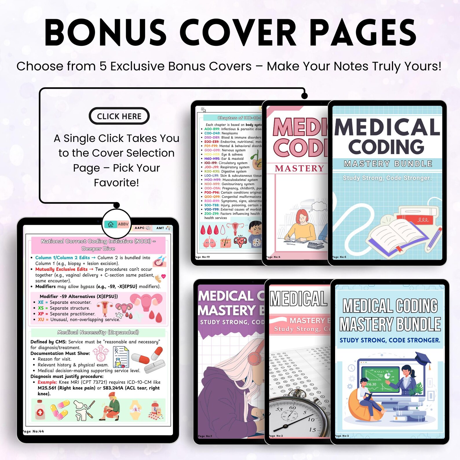 Medical Coding Study Guide Hyperlinked Bundle | ICD-10 & CPT Reference ...