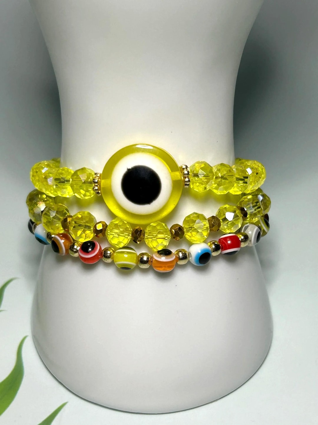 Handmade Evil Eye Bracelet: Artisan Amulet Protection Jewelry - Etsy