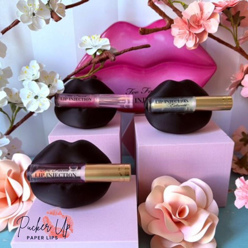 3D Lip Shape Stand for Lip Gloss and Lipstick | Lip Gloss Holder for ...