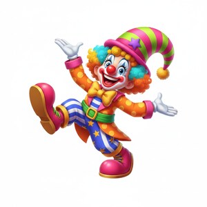 Cute Circus Clipart: Clown Pngs & Carnival Graphics - Commercial Use ...