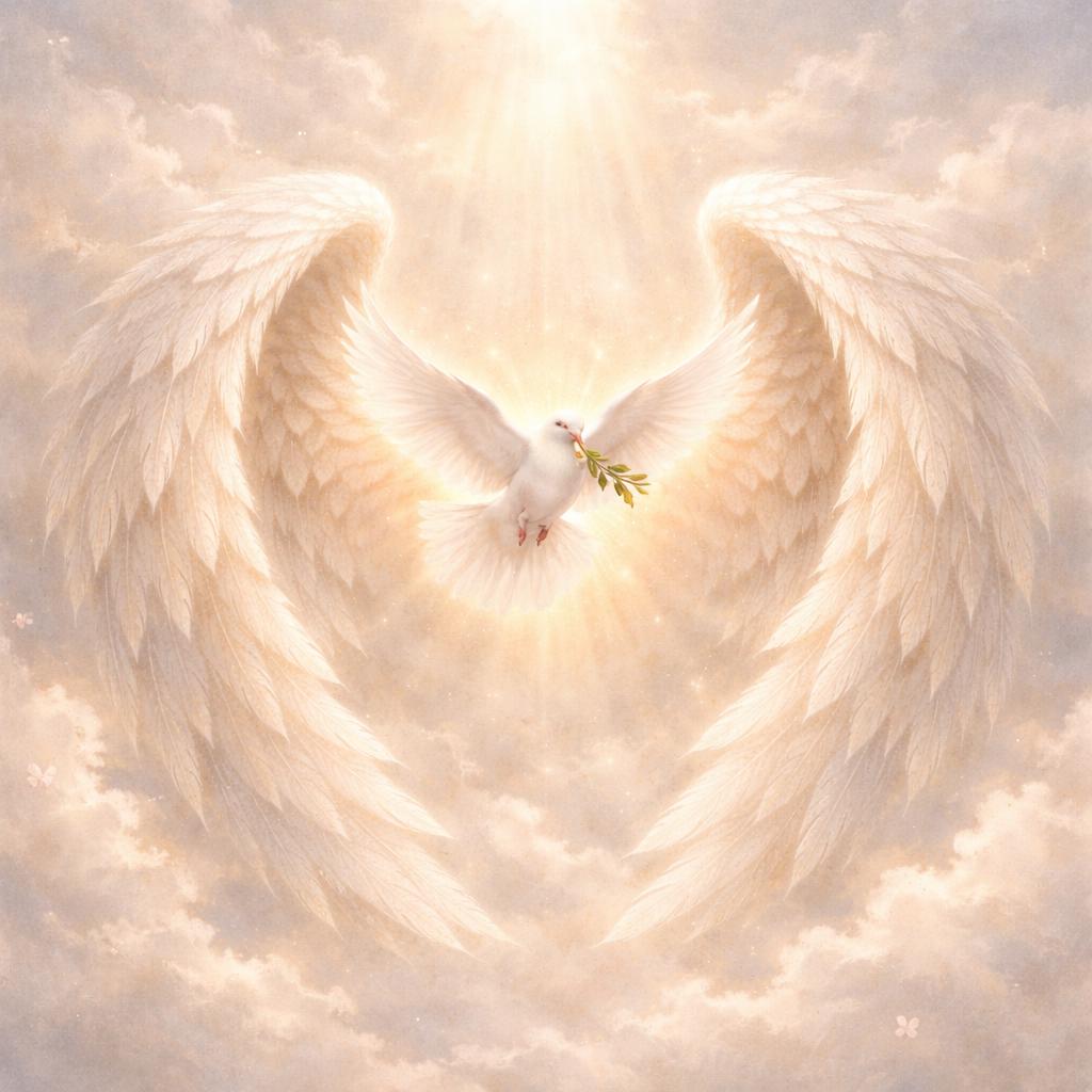 Guardian Angel Wings Dove Print, Memorial Wall Art (digital Download ...