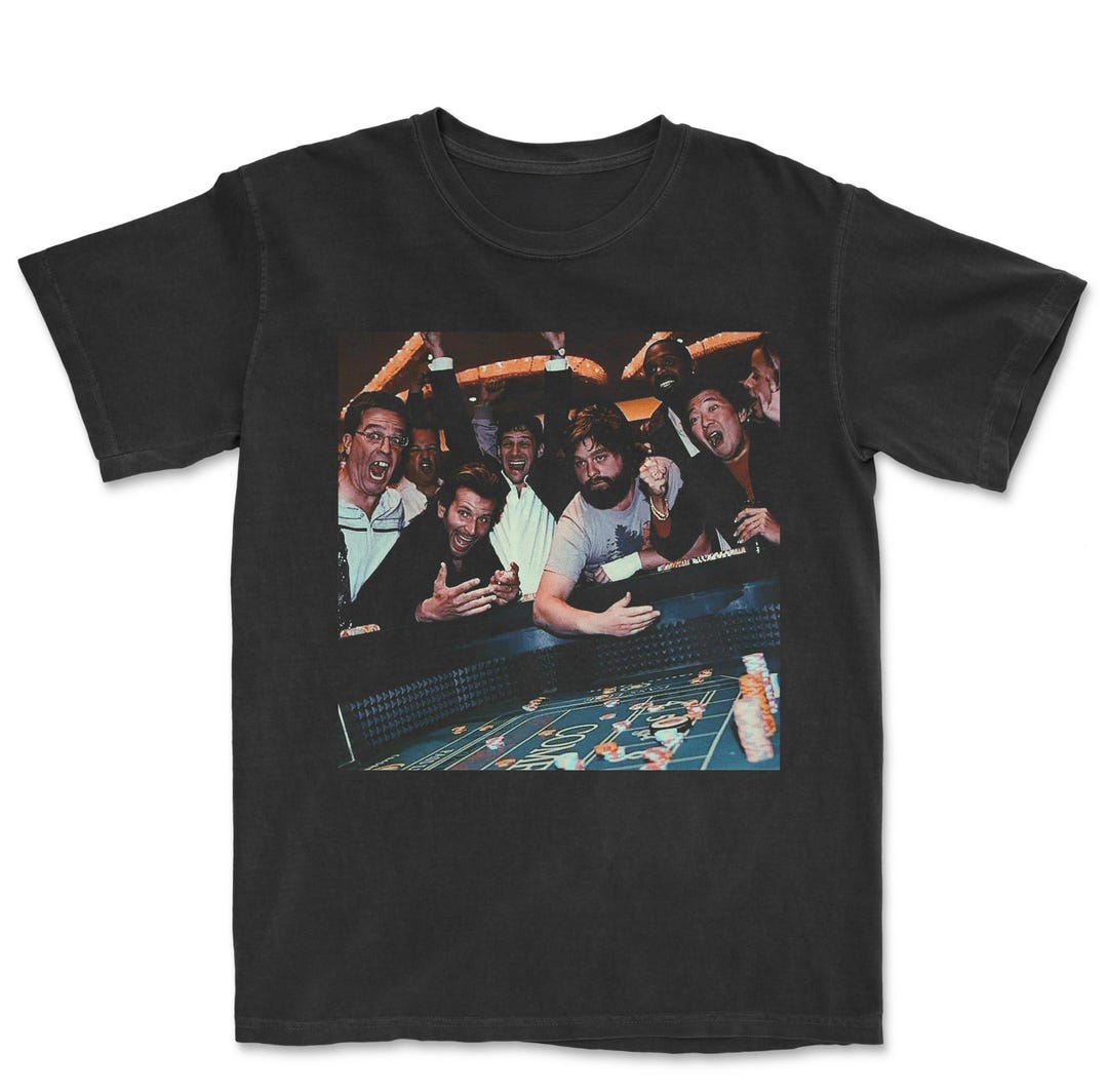 Vintage the Hangover Graphic T-shirt, Poker Scene Tee, Retro Comedy ...