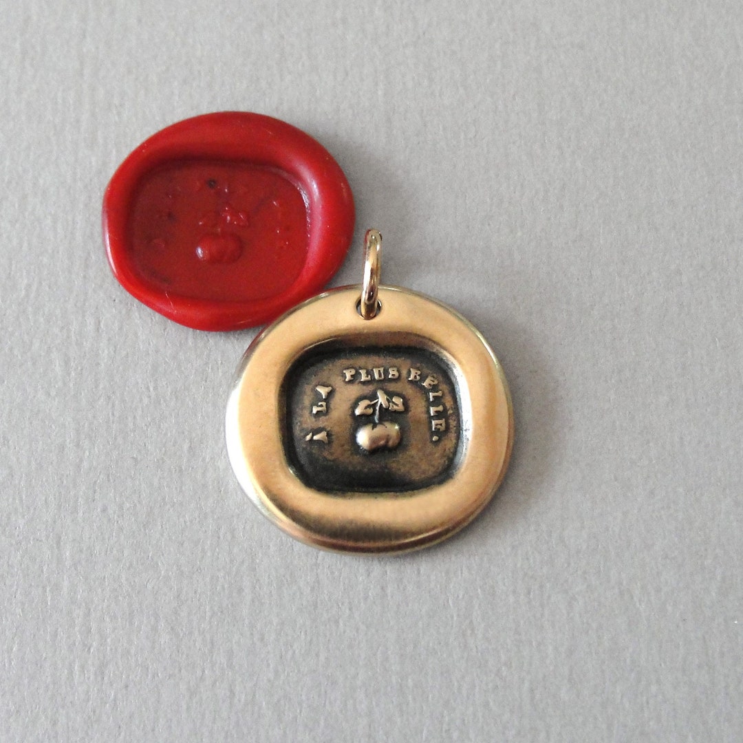 Wax Seal Charm Eris & Golden Apple Antique Wax Seal Jewelry Chaos ...