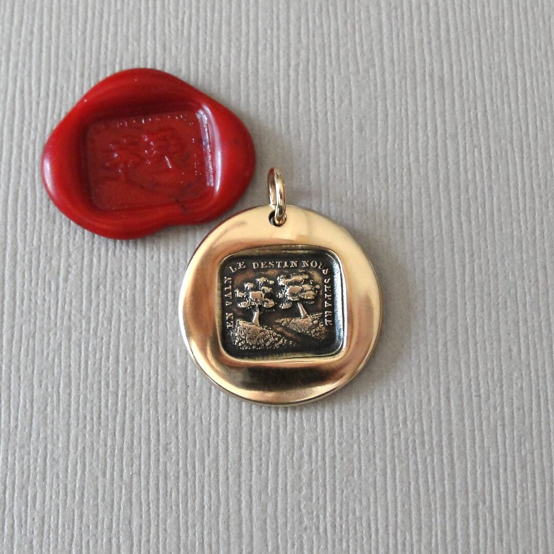 In Vain Destiny Nous Sépare - Charme Pour Bijoux Cachet De Cire En ...