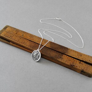 Monkey Wax Seal Necklace - Mischievous Playful - Antique Wax Seal Charm ...