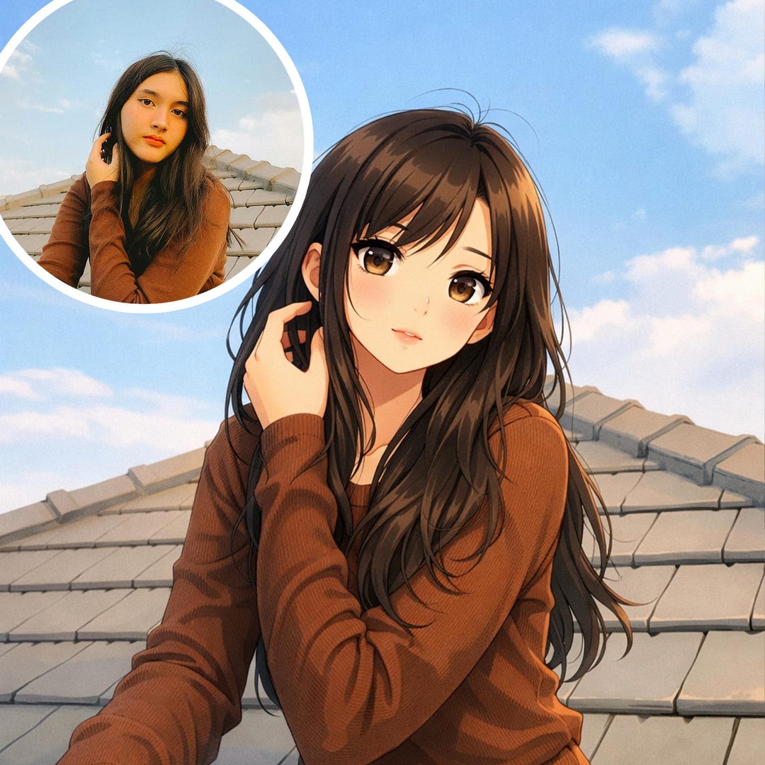 Custom Anime Portrait, Custom Portrait Anime Style, Customized Portrait ...