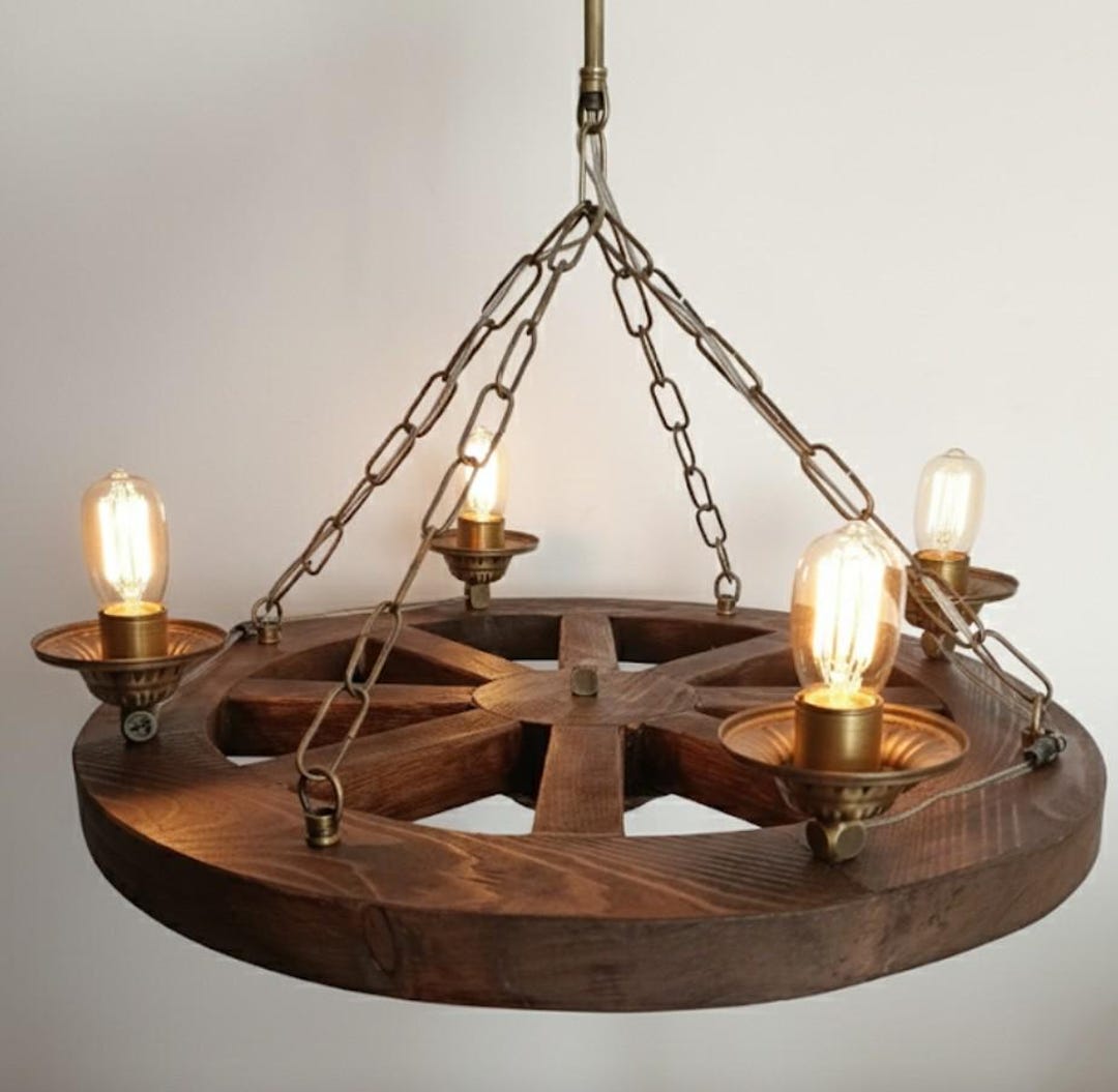 Kağnı Tekerinden Avize/ox Cart Wheel Chandelier - Etsy