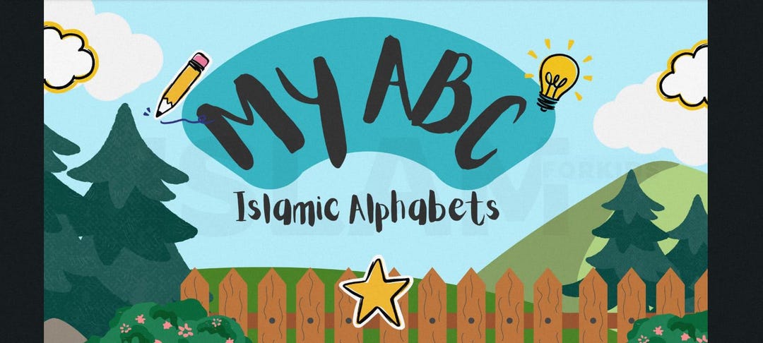 My ABC - Islamic Alphabets PDF | Alphabet Book for Kids | Muslim ...