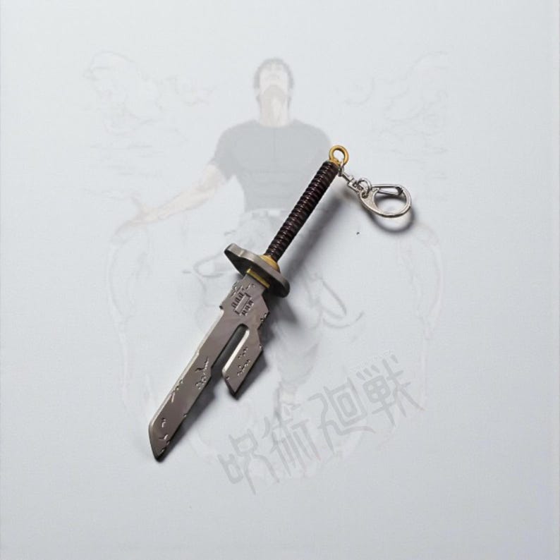 Toji Fushiguro Sword Keychain, Anime JJK Metal Keychain, Gift for Her ...