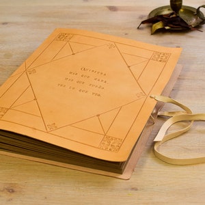 Wedding Scrapbook Album, Embossed Photo Album, Boho Wedding Guest Book ...