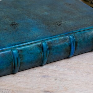 B5 Blue Turquoise Journal Leather Journal Customized | Etsy