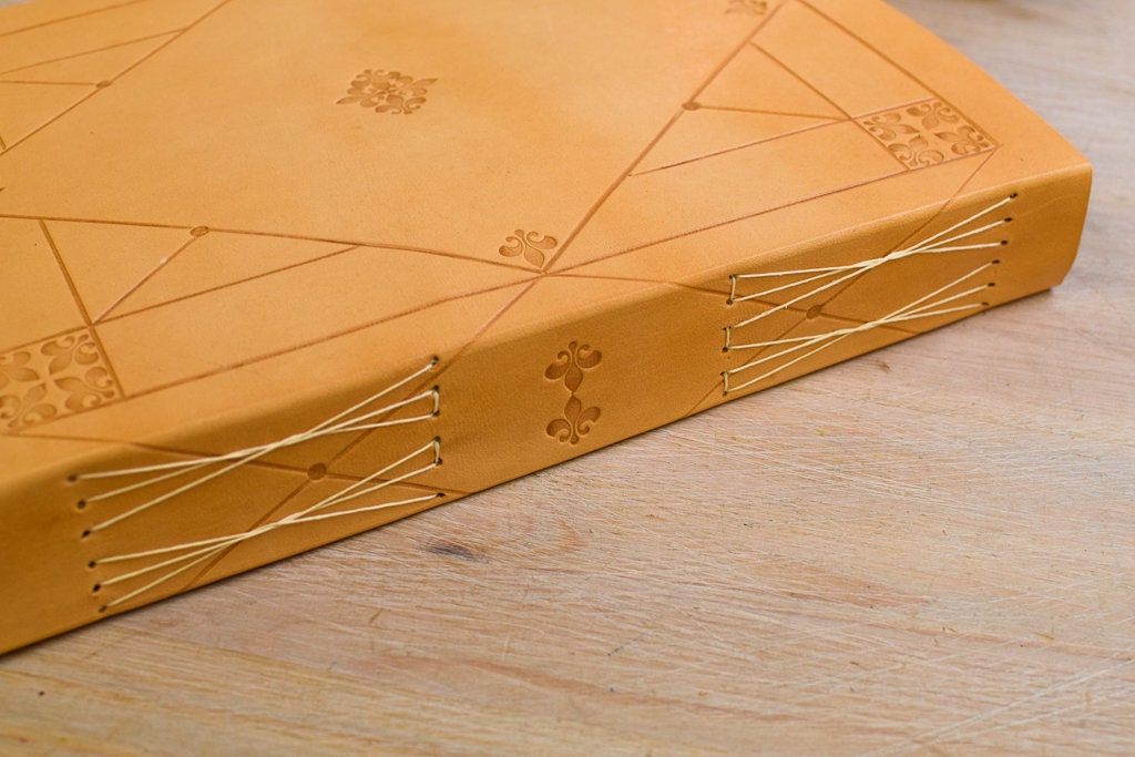 Wedding Scrapbook Album Embossed photo album Boho Wedding | Etsy