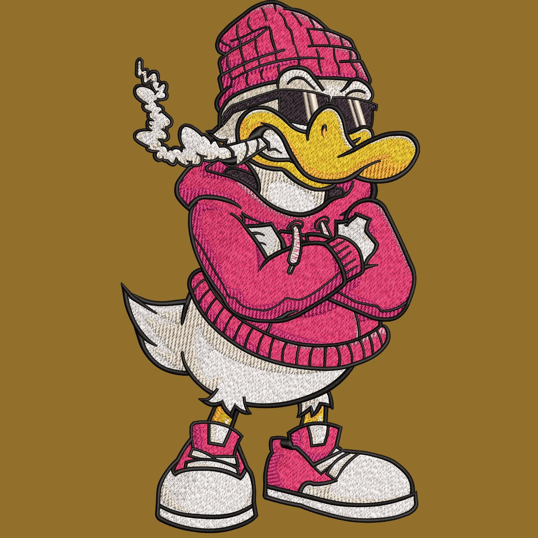 Wacky Duck Splash Machine Embroidery Design (digital Download) - Etsy