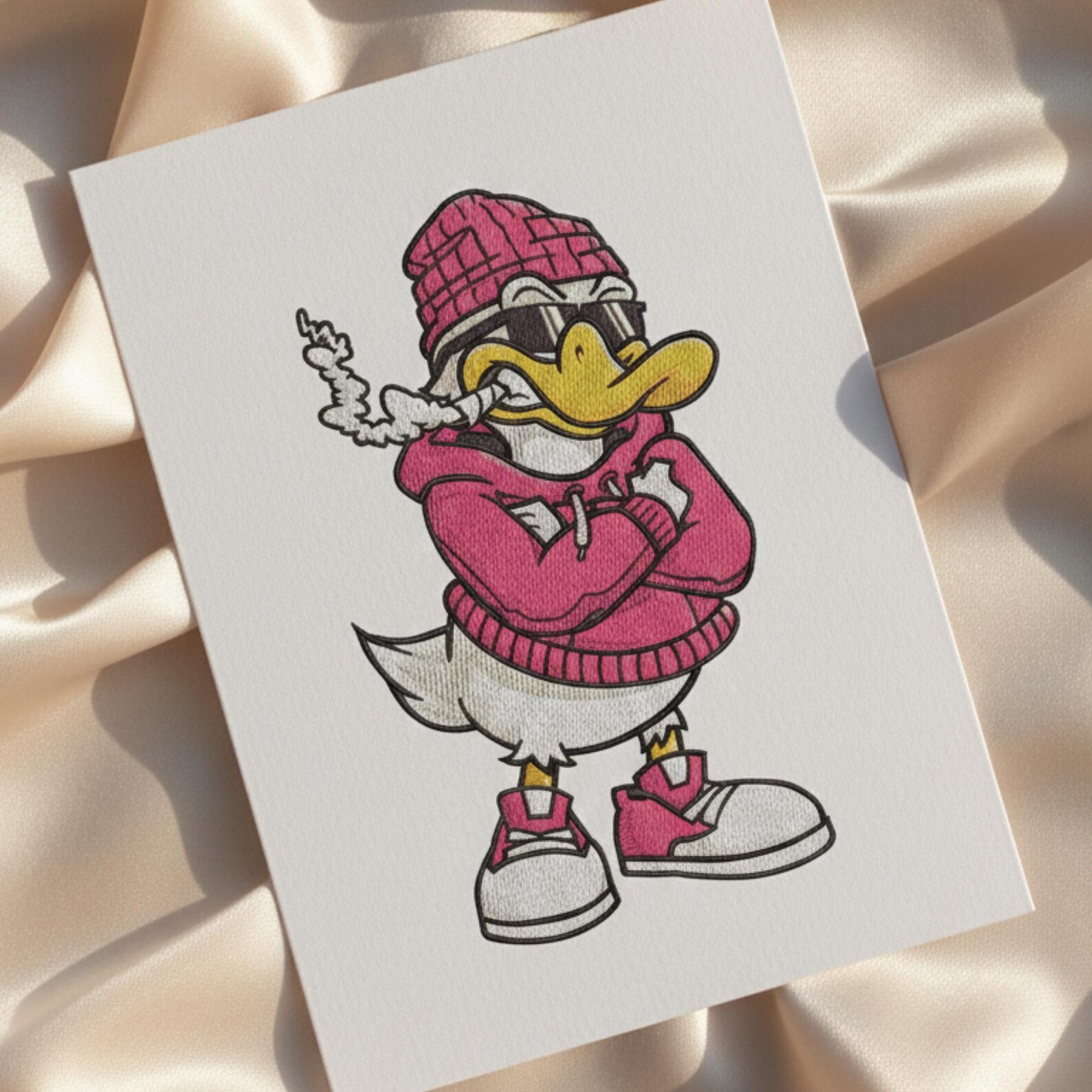 Wacky Duck Splash Machine Embroidery Design (digital Download) - Etsy