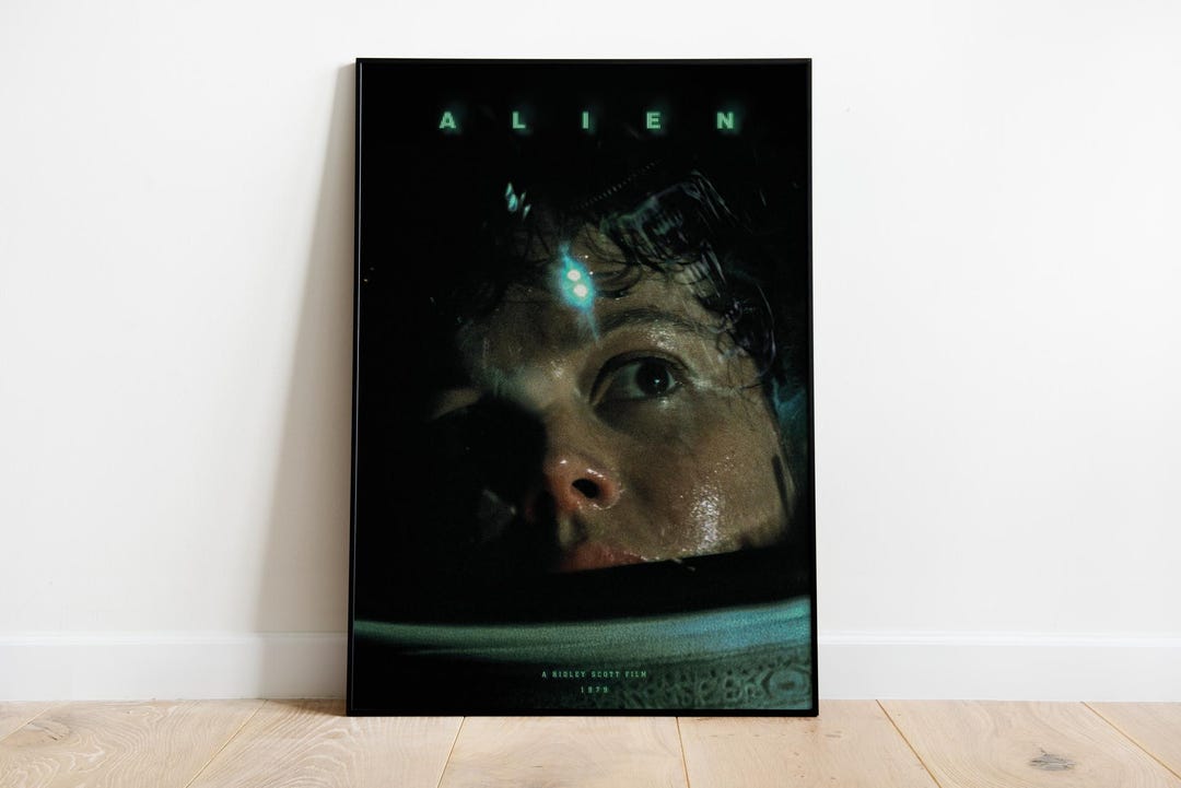 Alien Movie Poster | Space | Sci-fi Horror | Framed&unframed - Etsy