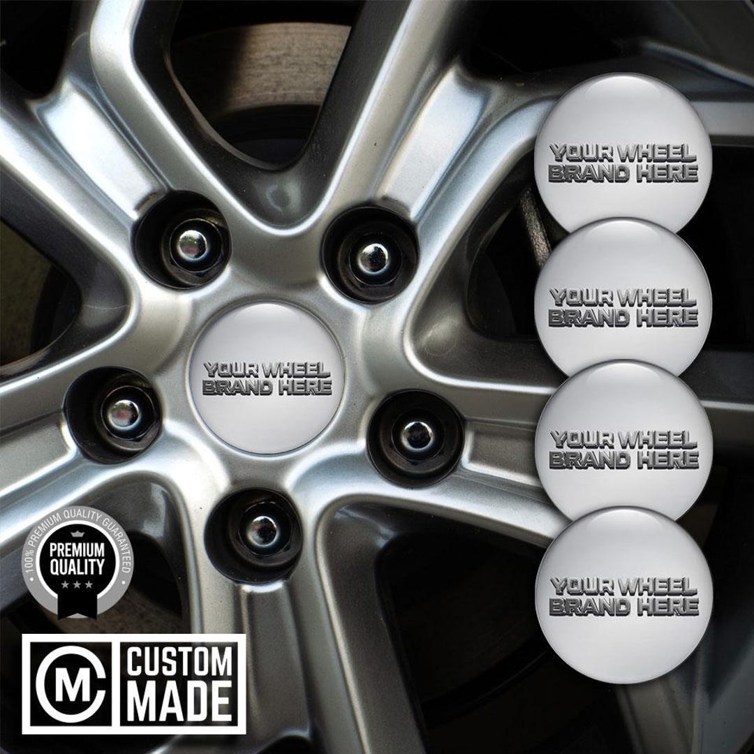 Modern Alloy Wheel Badges, 3D Resin Gel Center Cap Branding, Protective ...