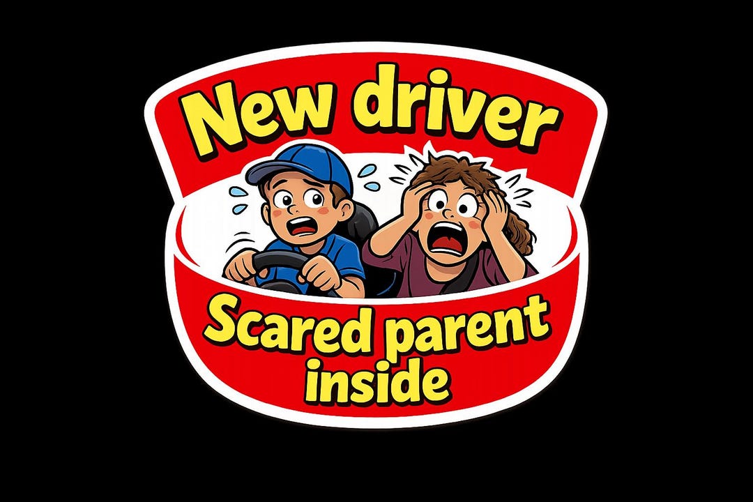 New Driver Scared Parent PNG - Etsy