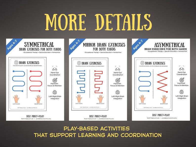 Bilateral Brain Exercises for Focus & Coordination | Fine Motor ...