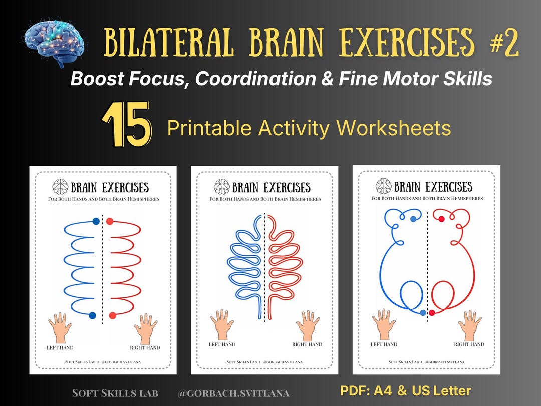 Mirror Brain Exercises for Both Hands | Bilateral Coordination & Fine ...