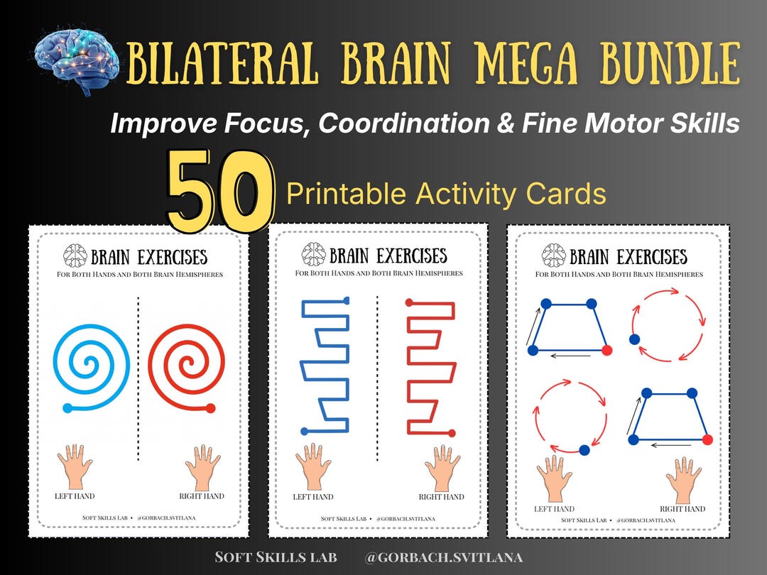 Bilateral Brain Exercises for Focus & Coordination | Fine Motor ...