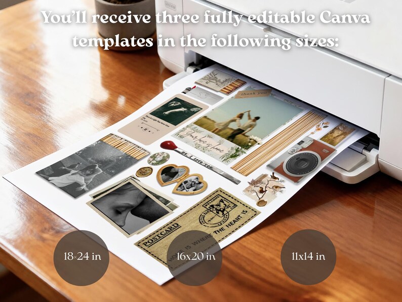 Custom Matchbox Print Editable Matchbook Download, DIY Canva Template ...