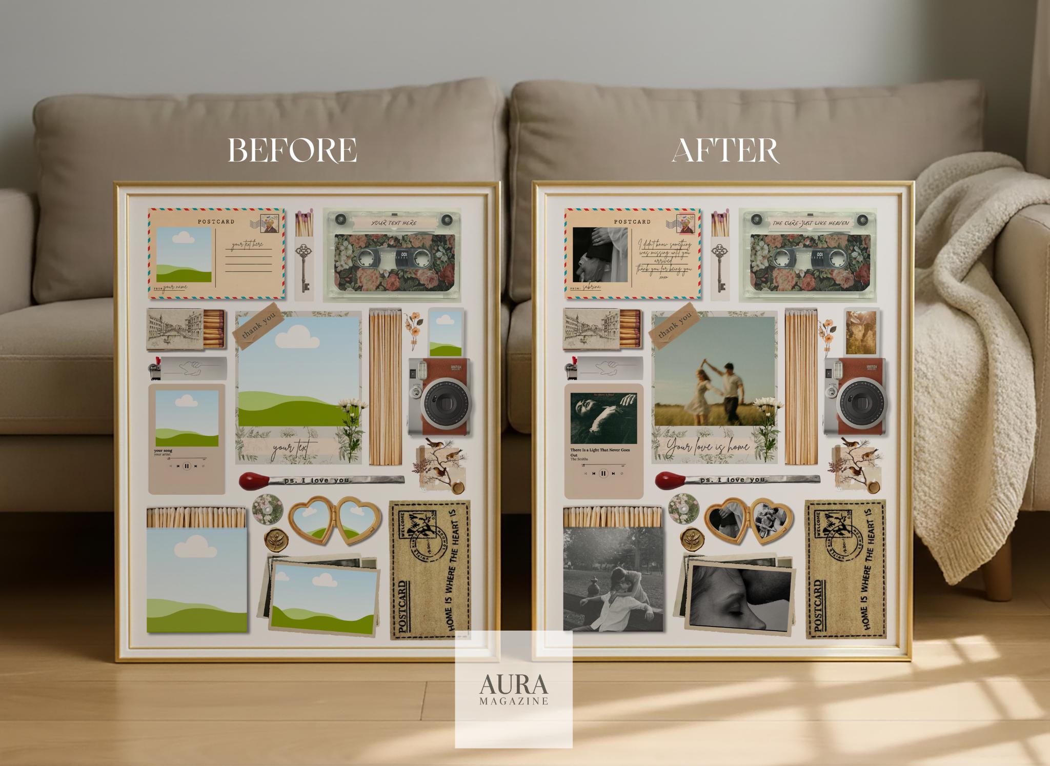 Custom Matchbox Print Editable Matchbook Download, DIY Canva Template ...