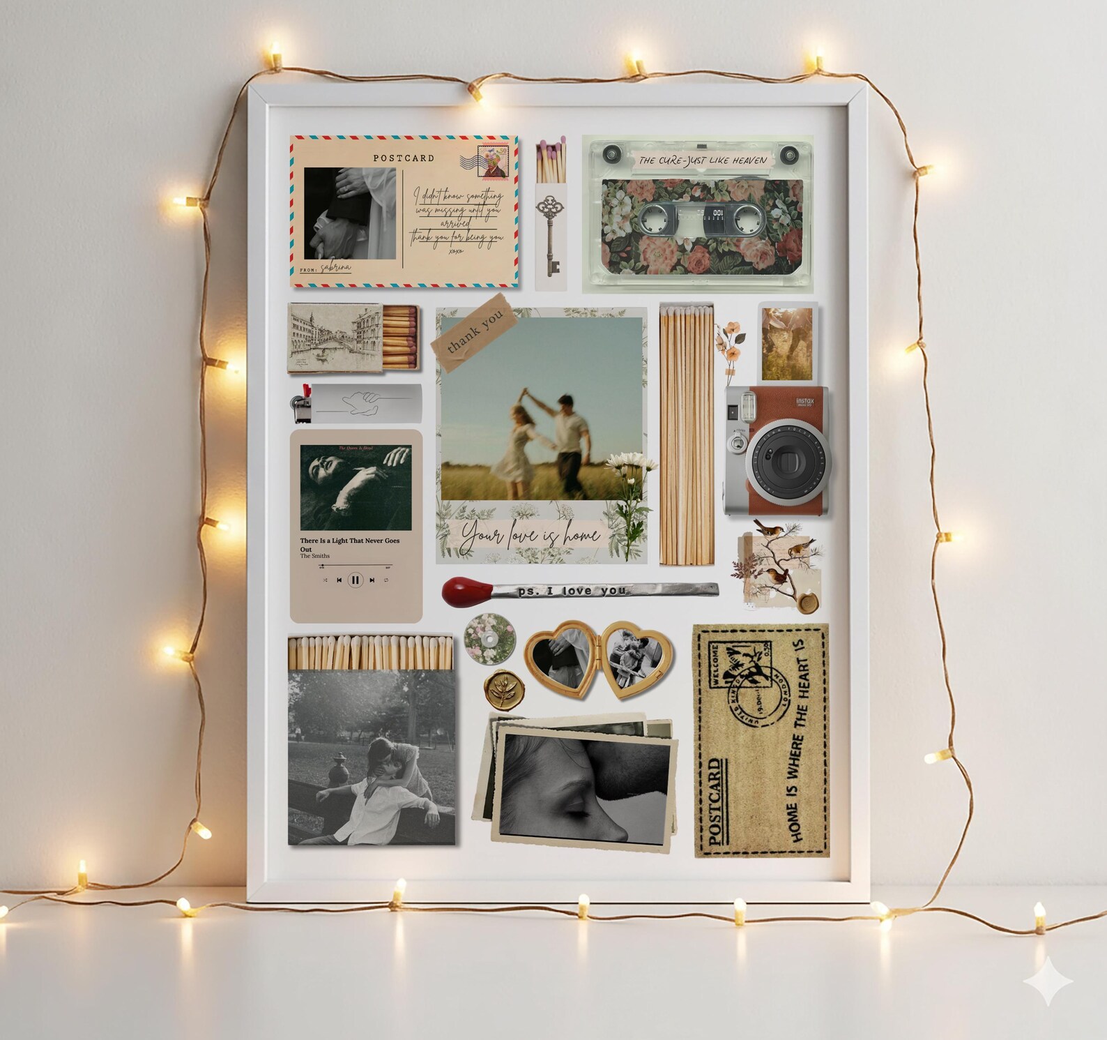 Custom Matchbox Print Editable Matchbook Download, DIY Canva Template ...