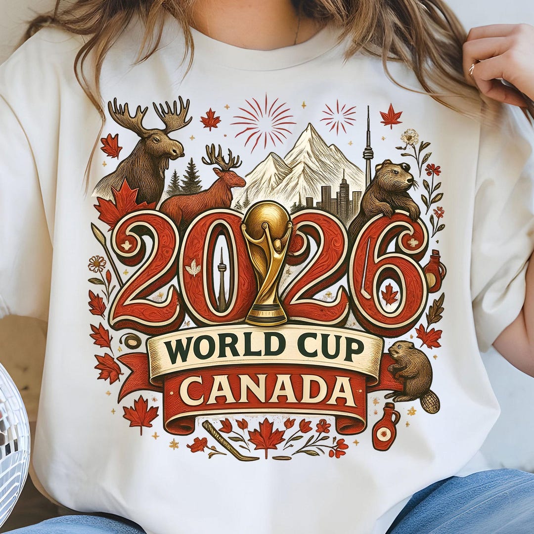2026 World Cup Canada PNG, Football Fan Art, Maple Leaf Moose Beaver ...