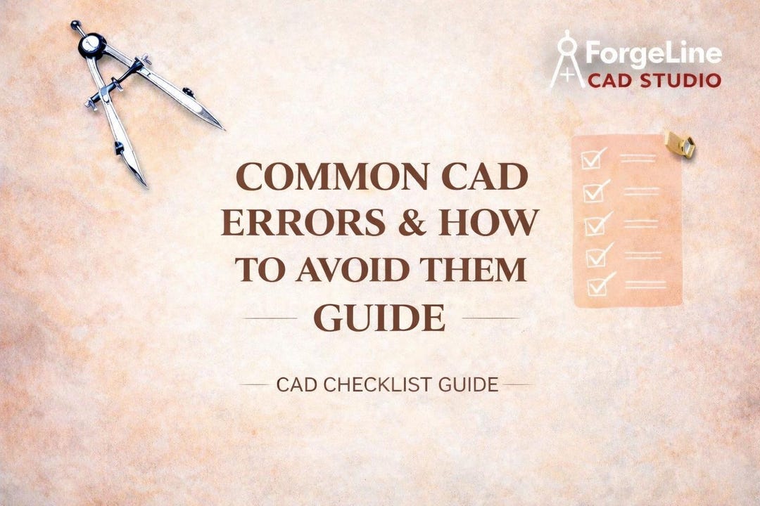 CAD Checklist Quick Guide PDF | Common CAD Errors & How to Avoid Them ...